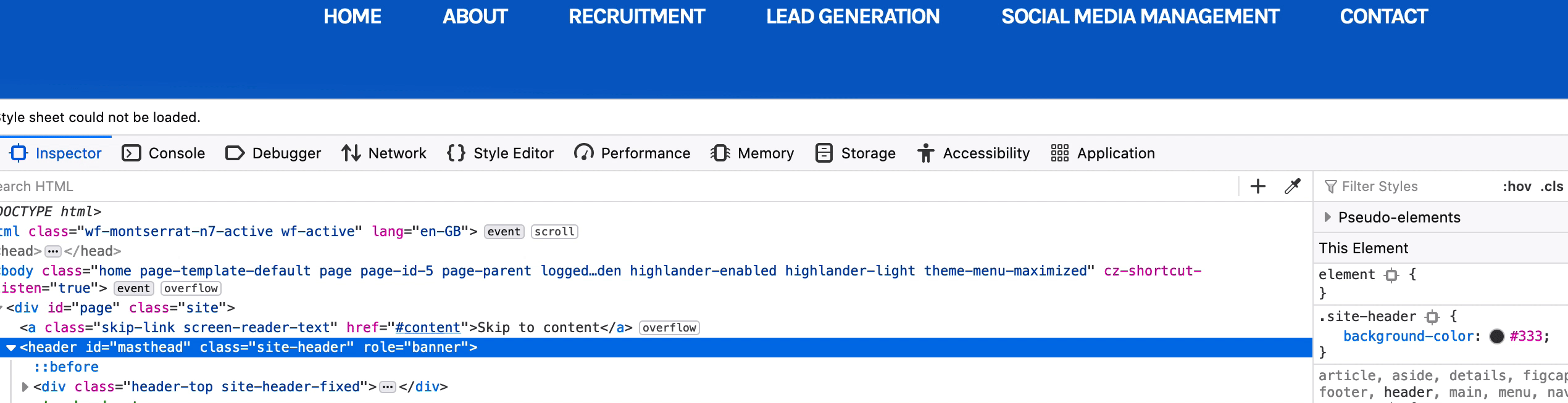 Lodestar: Issues with header on scroll · Issue #5017 · Automattic/themes · GitHub