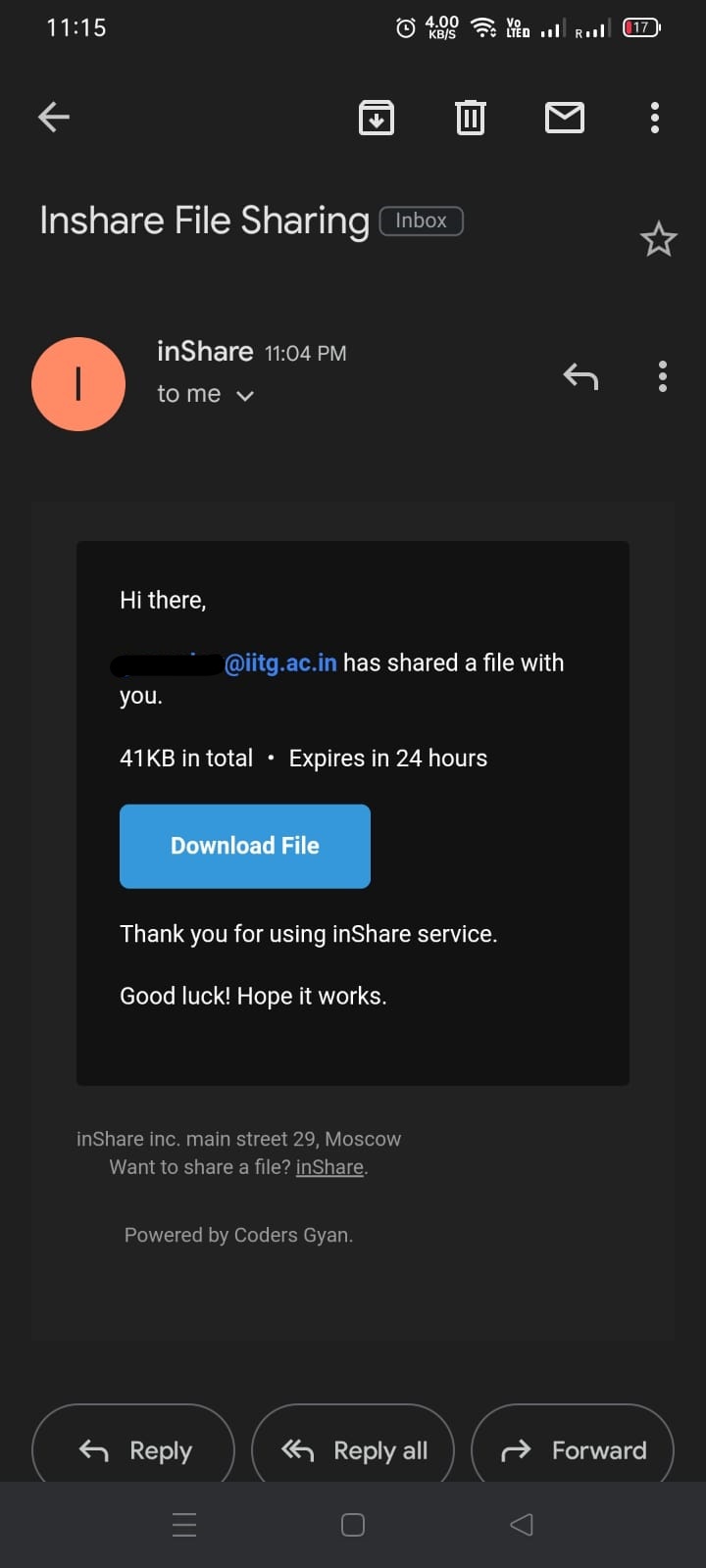 GitHub - g-sanskar/insShare