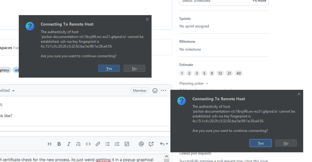 Ssl Cert Warning On New Jetbrains Workspaces · Issue 8241 · Gitpod Iogitpod · Github