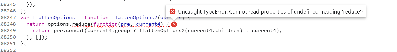 [t-select] 1.6.1-naruto 输入关键字过滤option的时候报错 · Issue #2718 · Tencent/tdesign-vue · GitHub