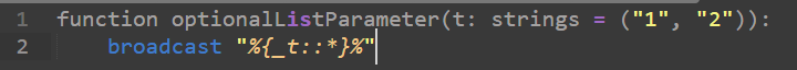 Function Call with default value of a list of strings causes ArrayIndexOutOfBounds · Issue #4049 ...