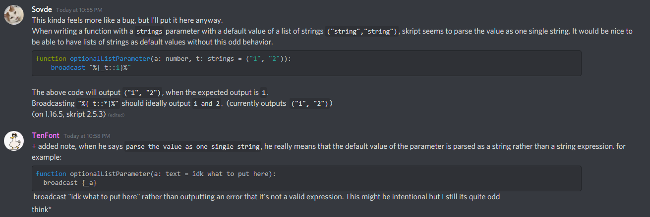 Function Call with default value of a list of strings causes ArrayIndexOutOfBounds · Issue #4049 ...