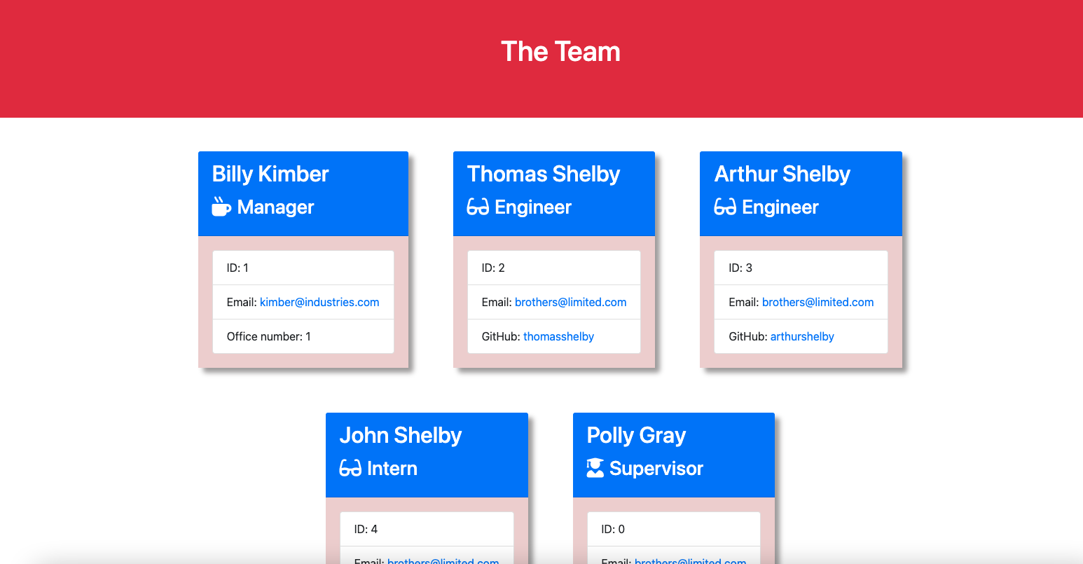 GitHub - Purplepenguin67/team-profile-generator