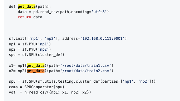集群环境垂直数据合并问题 · Issue #416 · secretflow/secretflow · GitHub