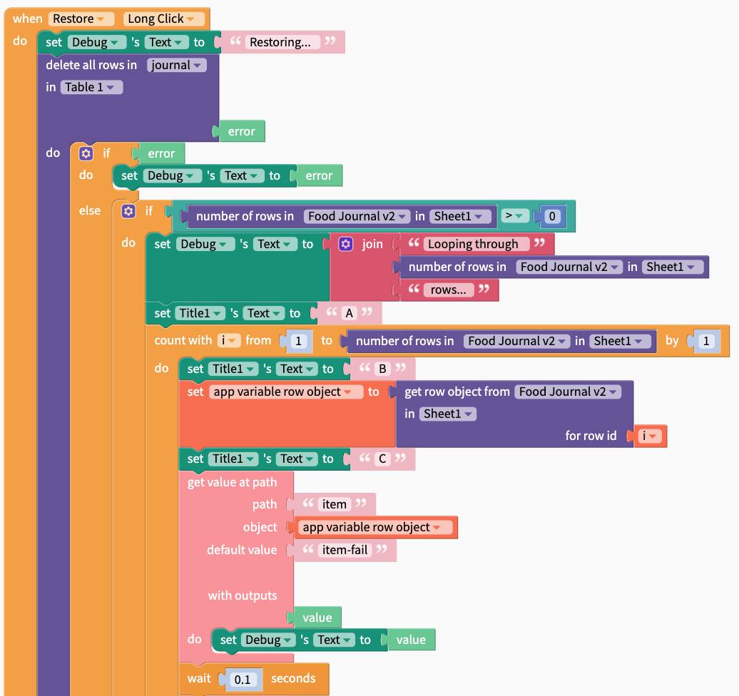 Is The Get Row Object Block Broken · Issue 1173 · Thunkablethunkable Issues · Github 6790
