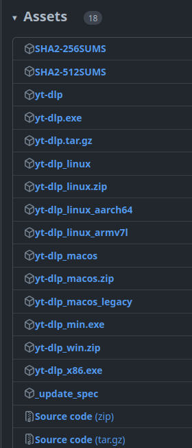 Can Not Upgrade With Package Manager or Apt · Issue #6280 · yt-dlp/yt-dlp · GitHub
