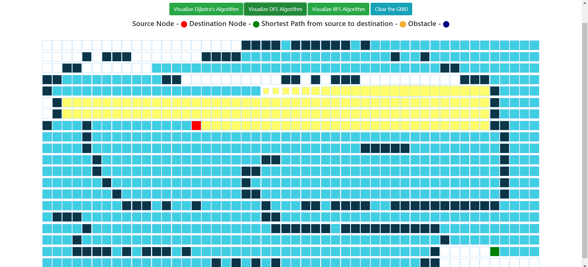Github Sahityapottipathfindervisualizer