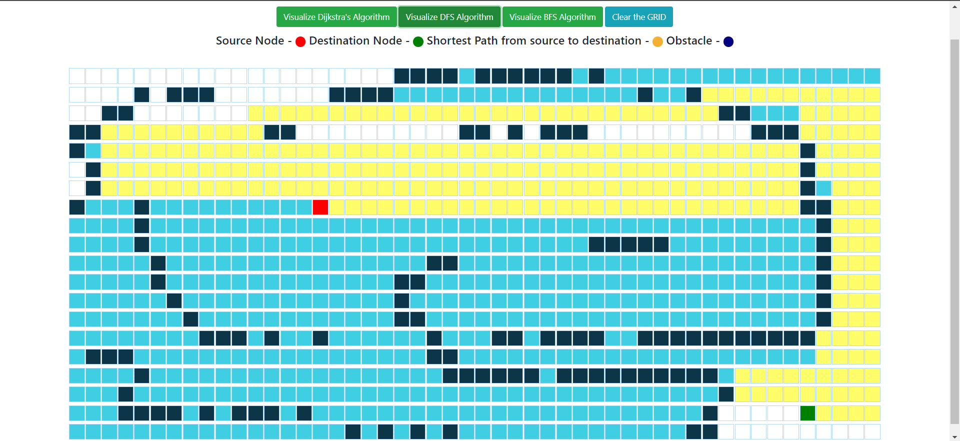 GitHub - Sahityapotti/PathFinder_Visualizer
