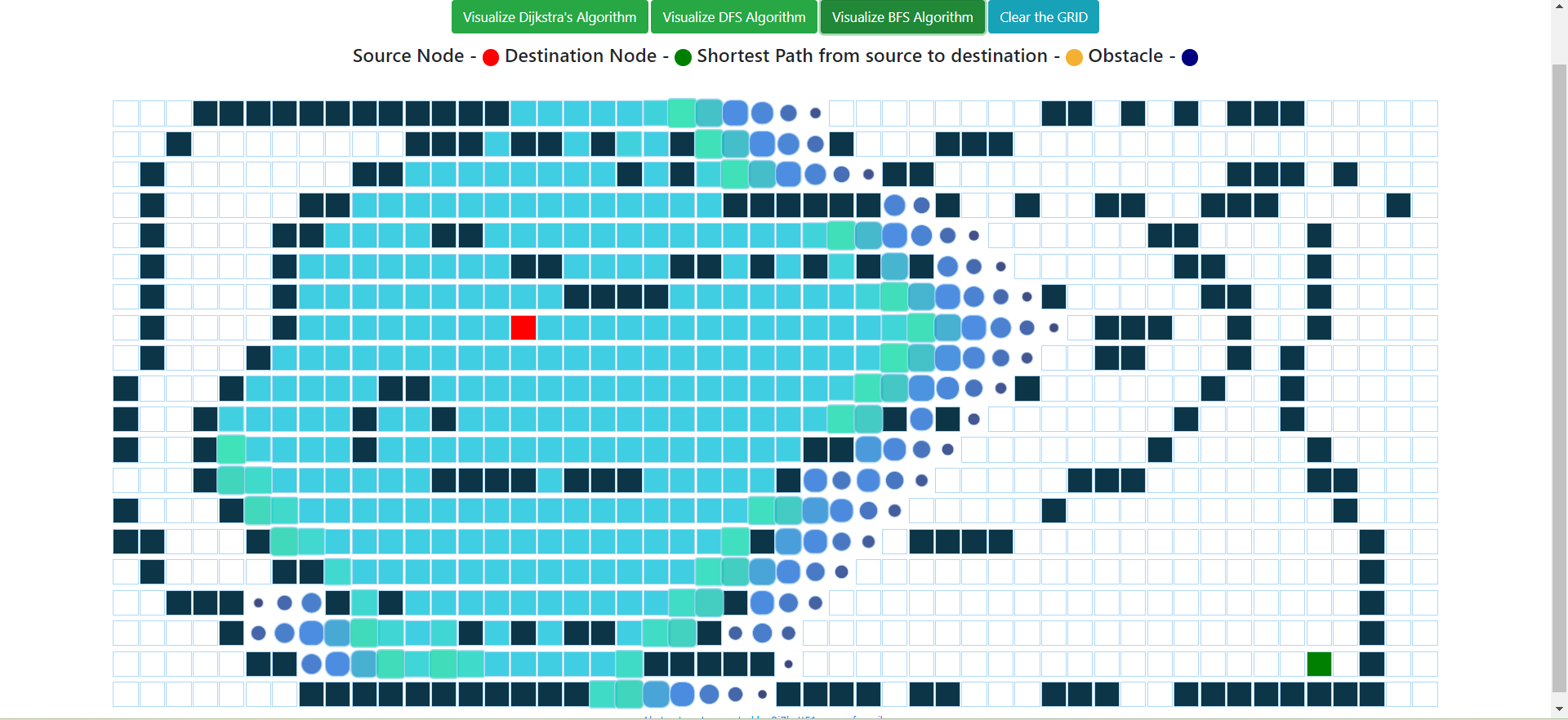 Github Sahityapottipathfindervisualizer