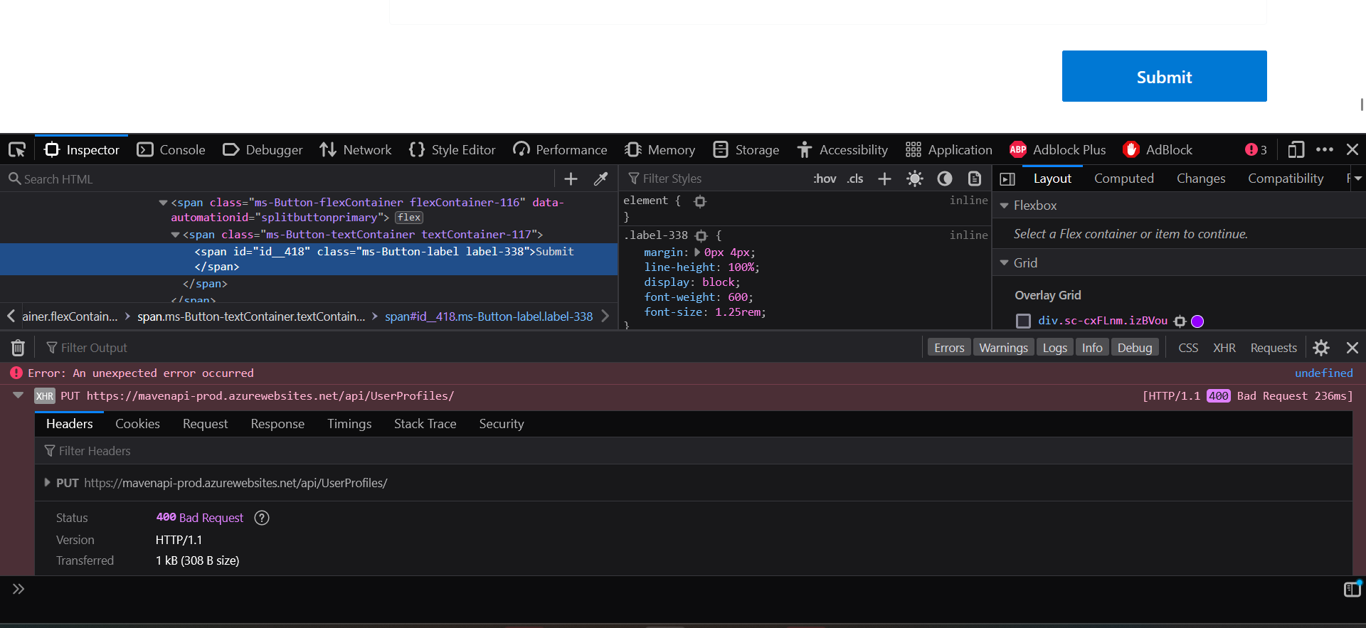 Issue: submiting profile after editing · Issue #26 · microsoft/studentambassadors · GitHub