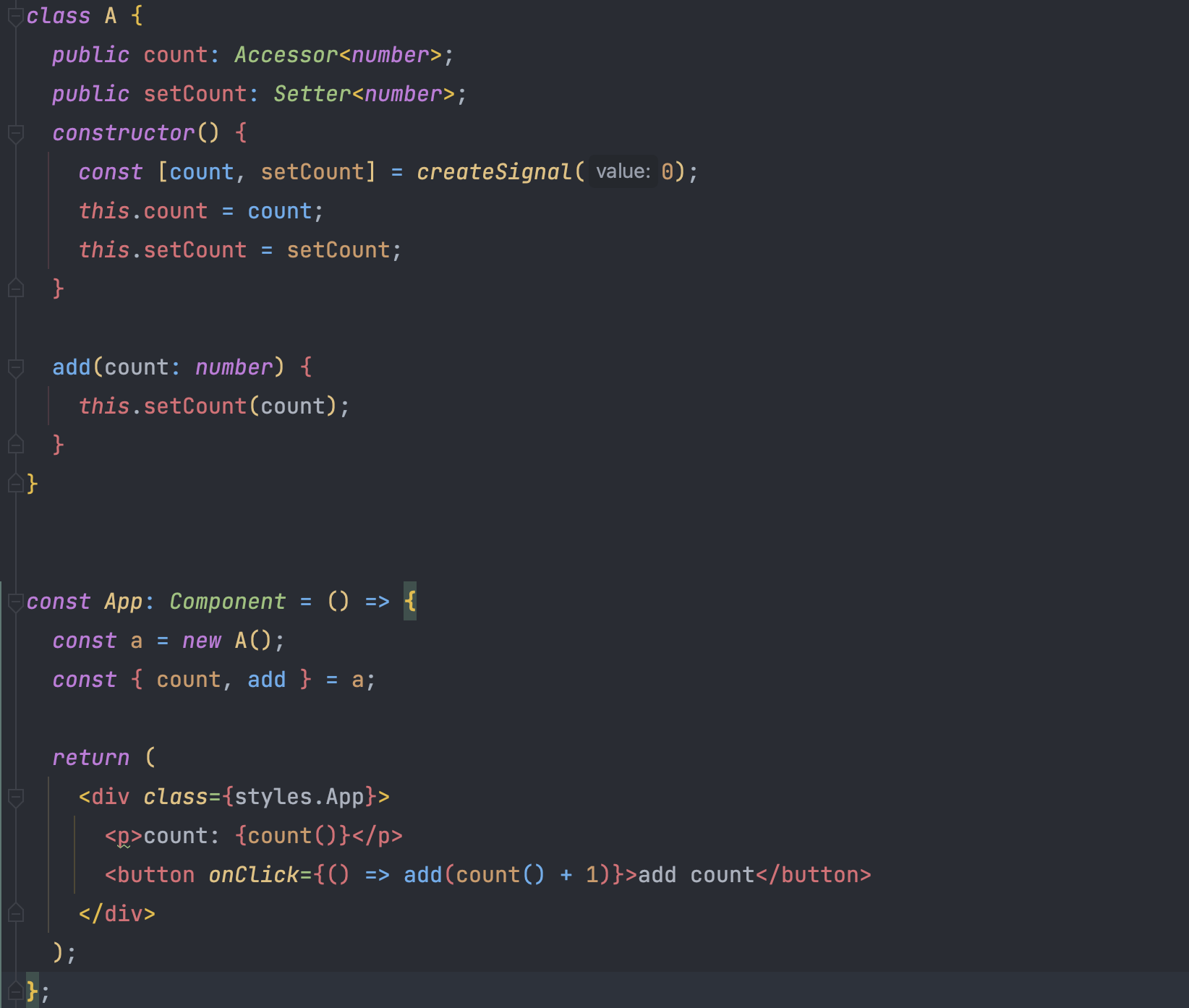 Destructuring Assignment Lost This Bind · Issue 1160 · Solidjssolid · Github