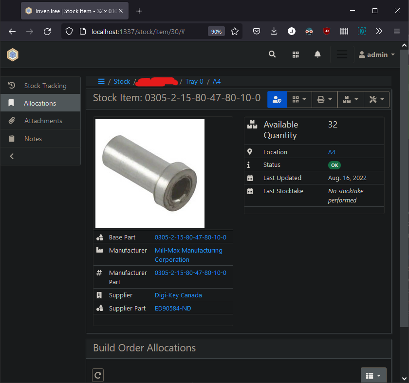 Add full location path to build allocation table · Issue #3685 · inventree/InvenTree · GitHub