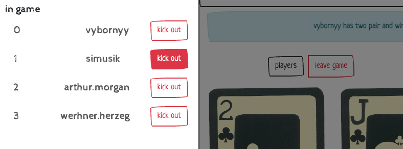 GitHub - MishaVyb/bizarre-poker: Web application for playing in poker with extended rules 🤡
