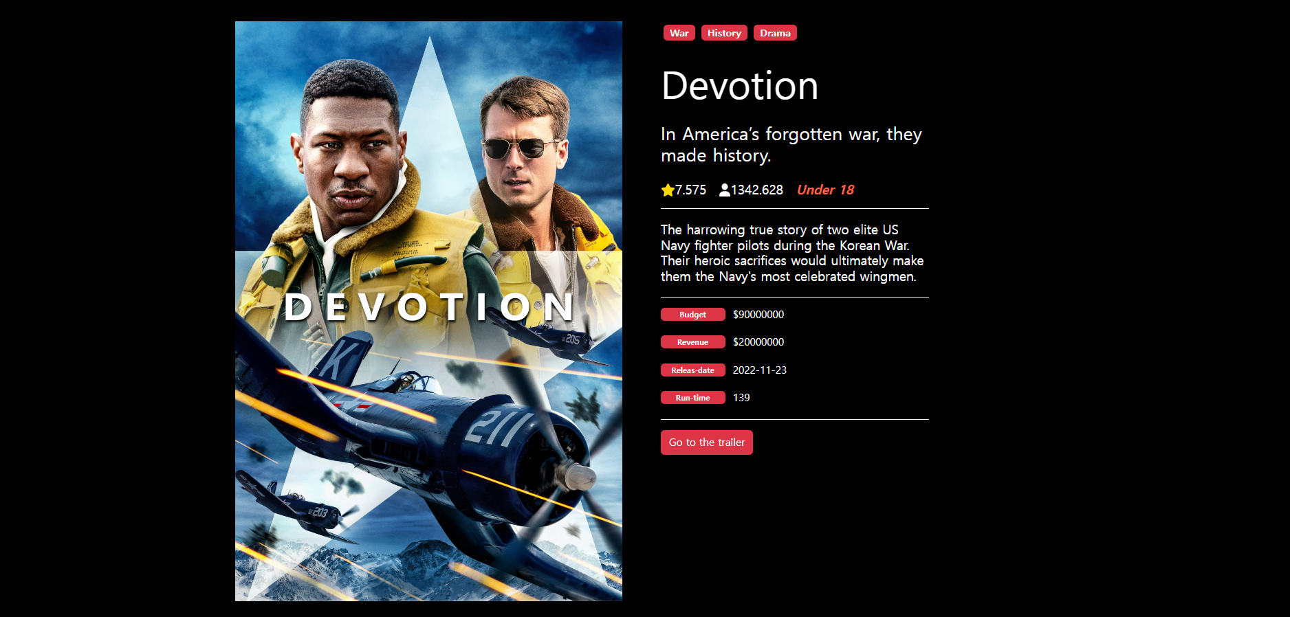 GitHub - gihyeok10/React-movies: React personal project movie website