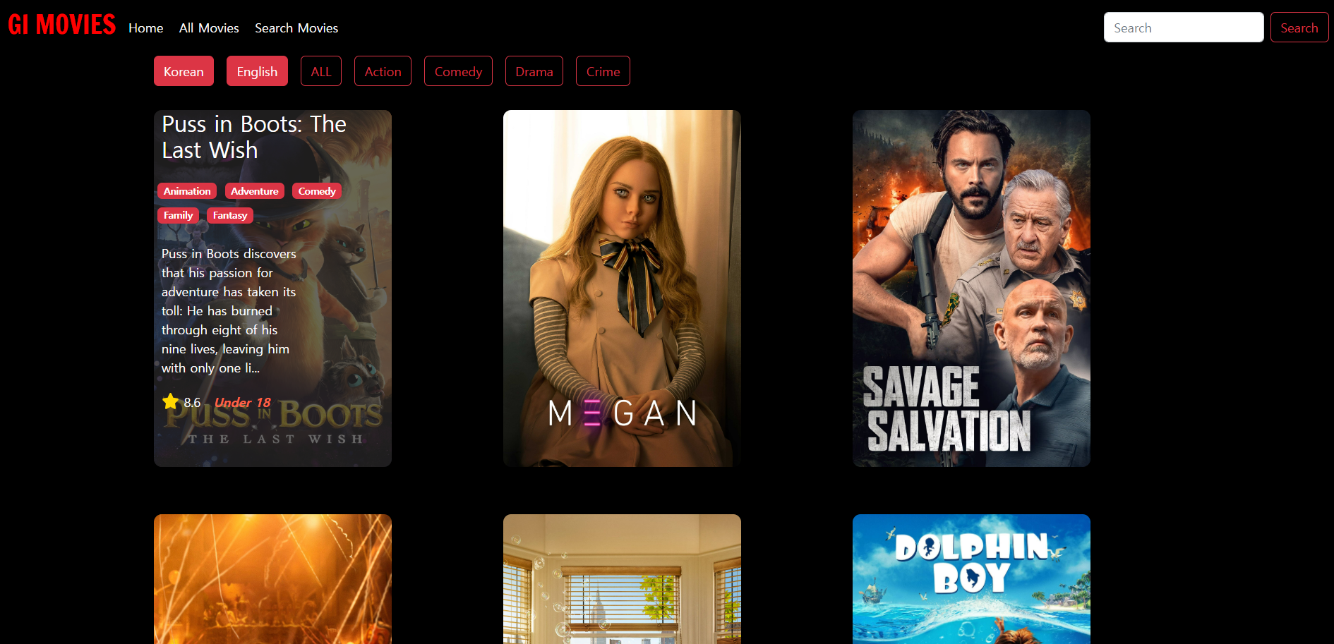GitHub - gihyeok10/React-movies: React personal project movie website