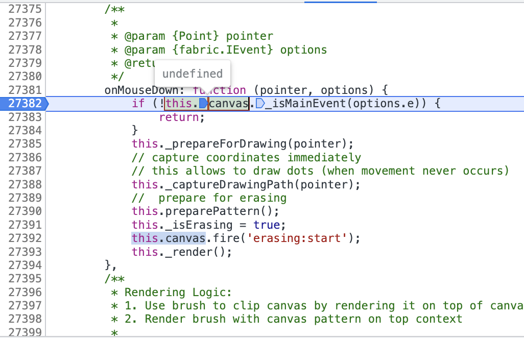 Eraser Brush Runtime Error · fabricjs fabric.js · Discussion #8339 · GitHub