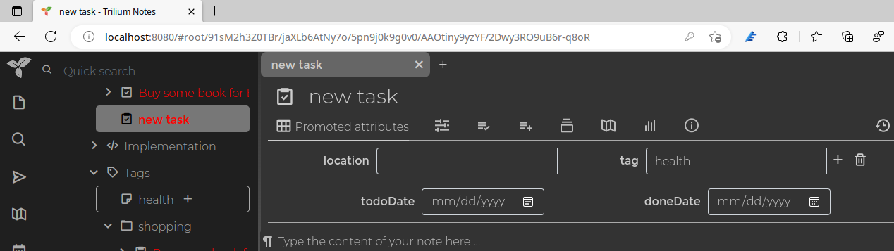 (Bug report) Task manager: new task template doesn't auto update if attribute changed · Issue ...