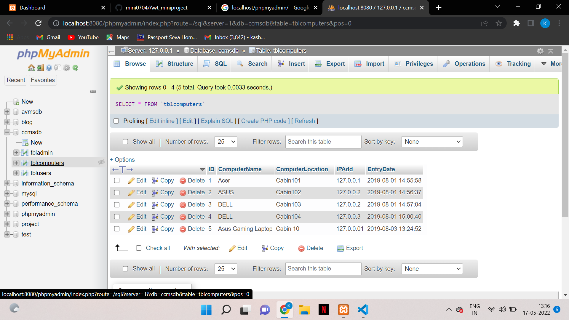 GitHub - mini0704/Awt_miniproject