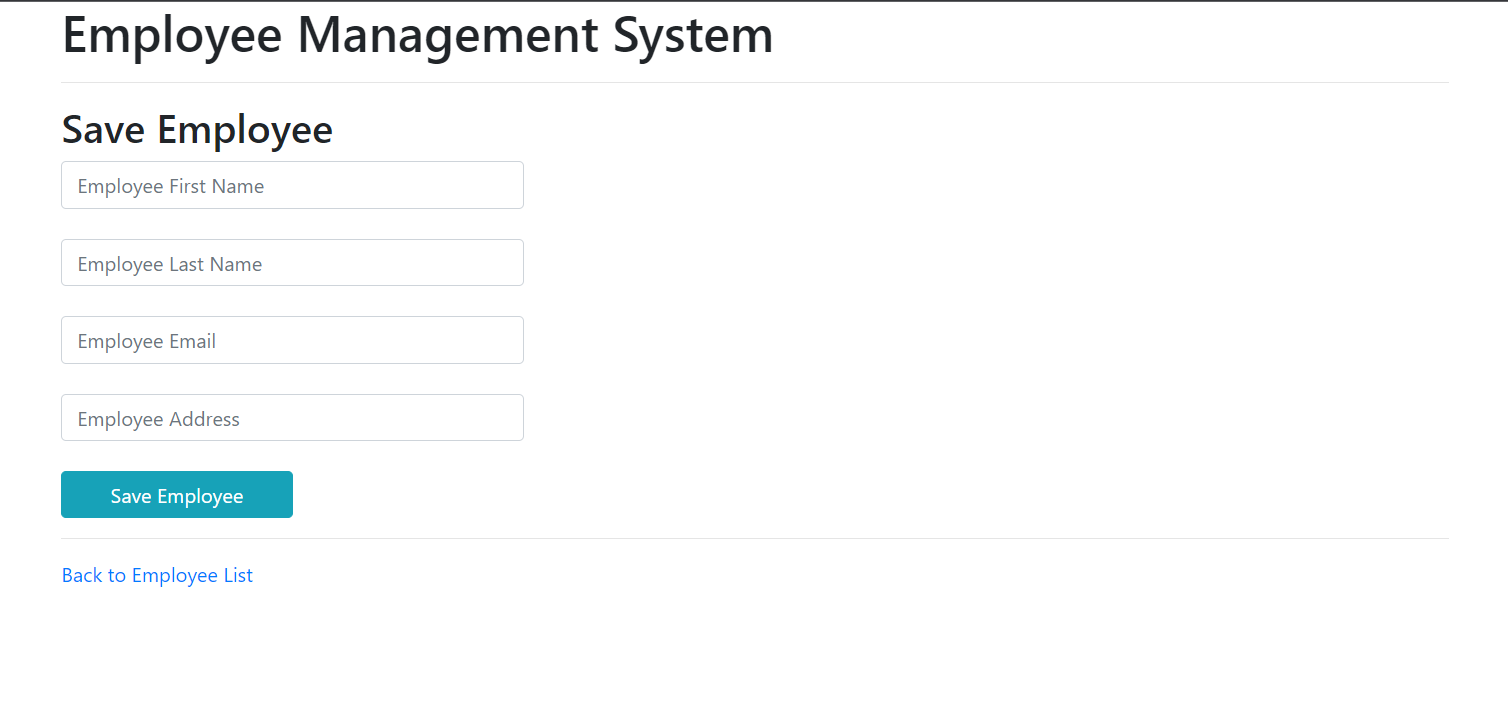 Github Gopalkrushnas063employeemanagementsystem The Main Objective Of This Project Is To 