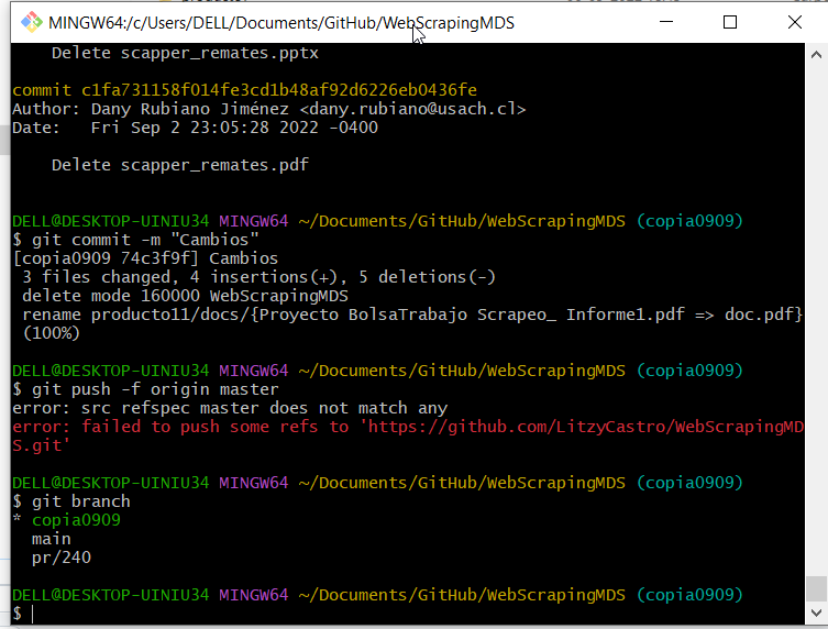 Problema en Pull · Issue #237 · pescap/WebScrapingMDS · GitHub