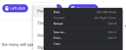 Browser's context menu is displayed when using MudMenu and MouseEvent.RightClick ActivationEvent ...