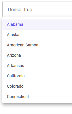 Autocomplete.Dense is ignored · Issue #1683 · MudBlazor/MudBlazor · GitHub