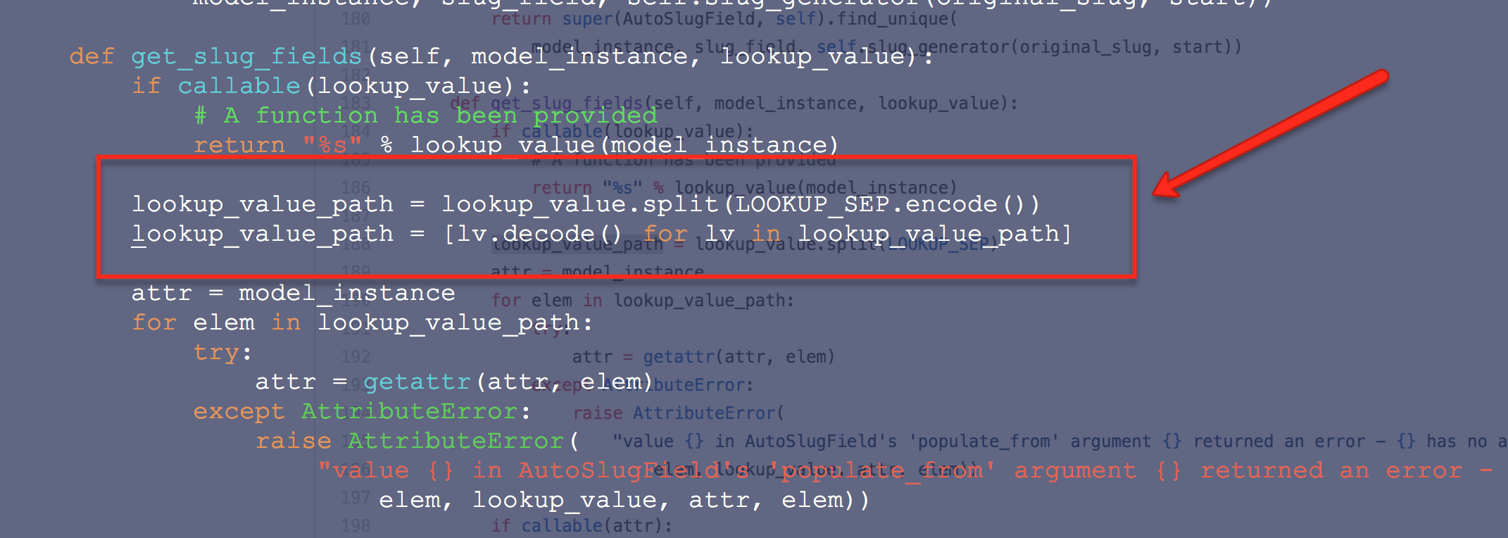 TypeError: 'str' does not support the buffer interface in get_slug ...