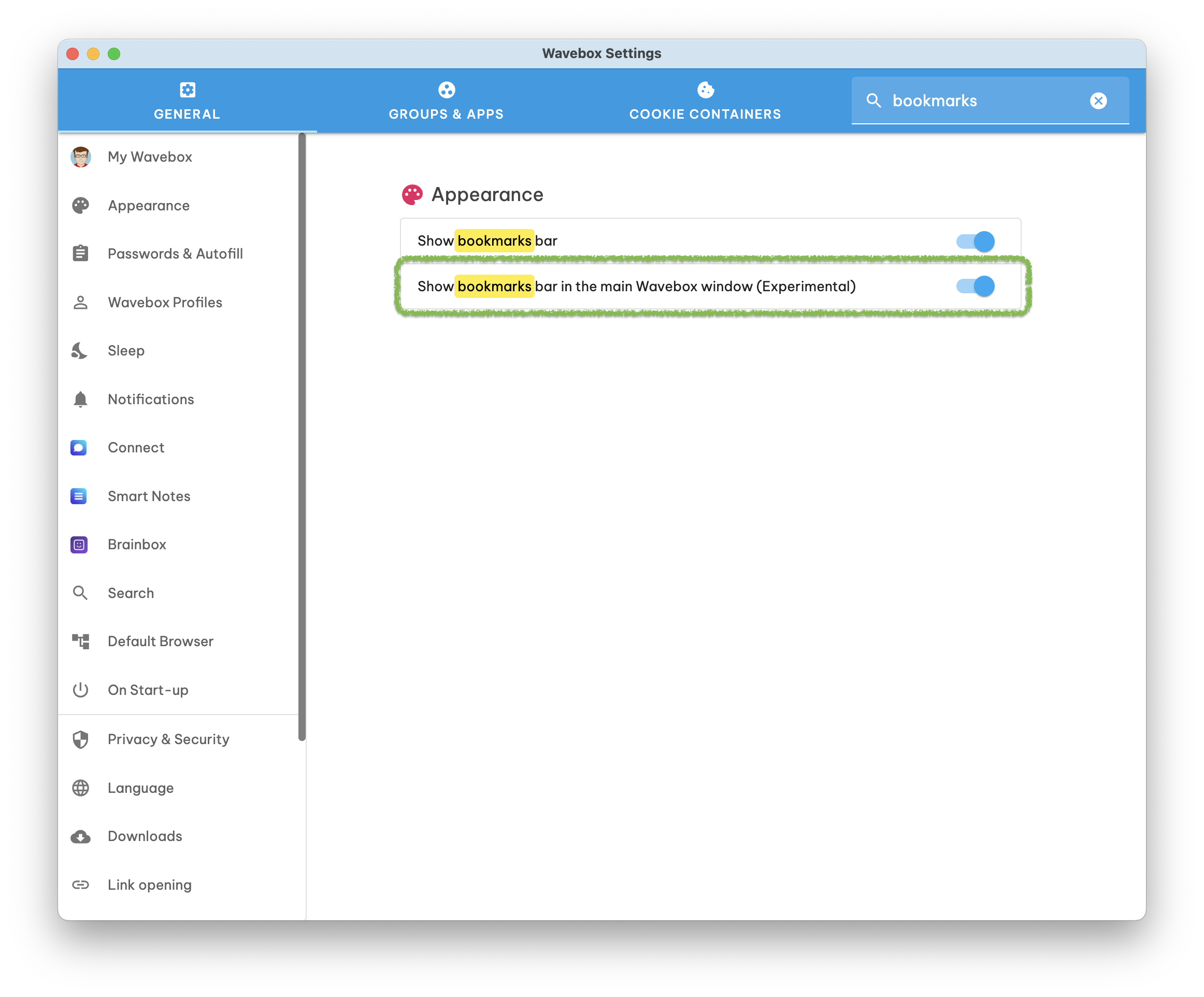 Bookmarks bar doesn't appear · Issue #1425 · wavebox/waveboxapp · GitHub