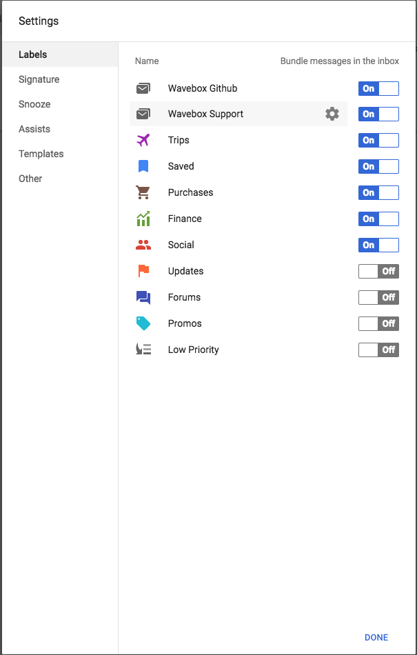 Getting notifications for all Google Inbox emails, They're not filtered on Mac · Issue #443 ...