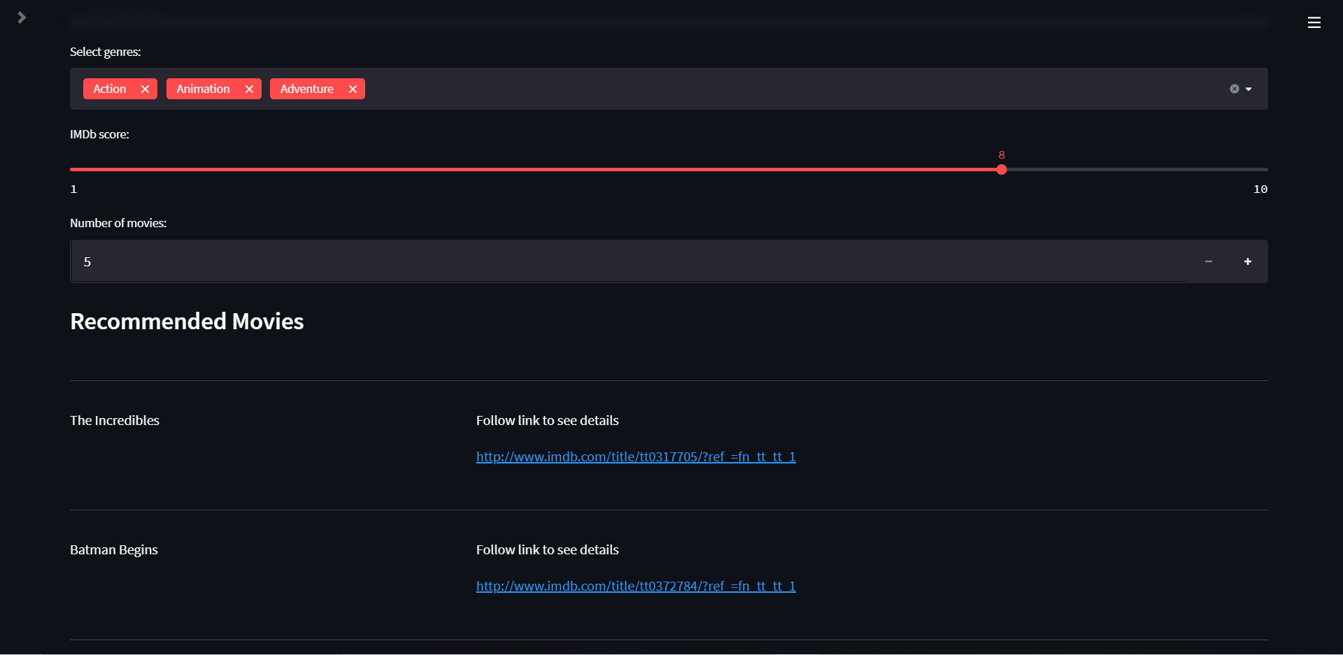 GitHub - bhavna-awasthi/Cinmey-Movie-Recommendation-System