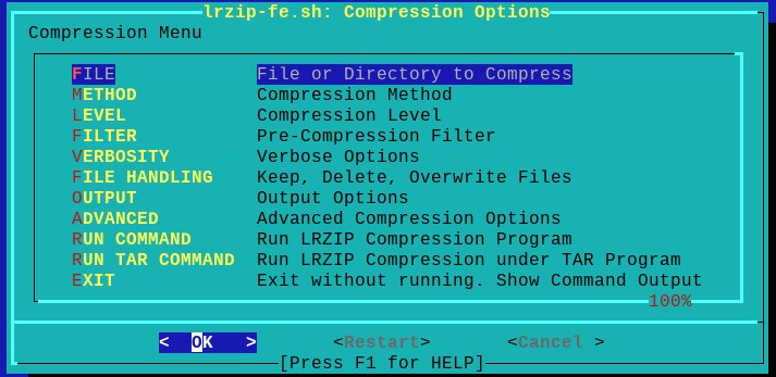 ANN: Front-end for lrzip · Issue #169 · ckolivas/lrzip · GitHub
