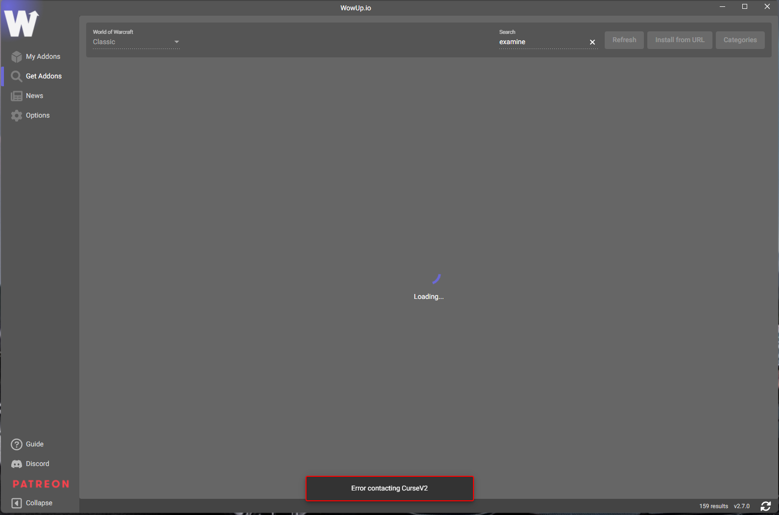 CurseV2 Connection Error · Issue #1187 · WowUp/WowUp · GitHub