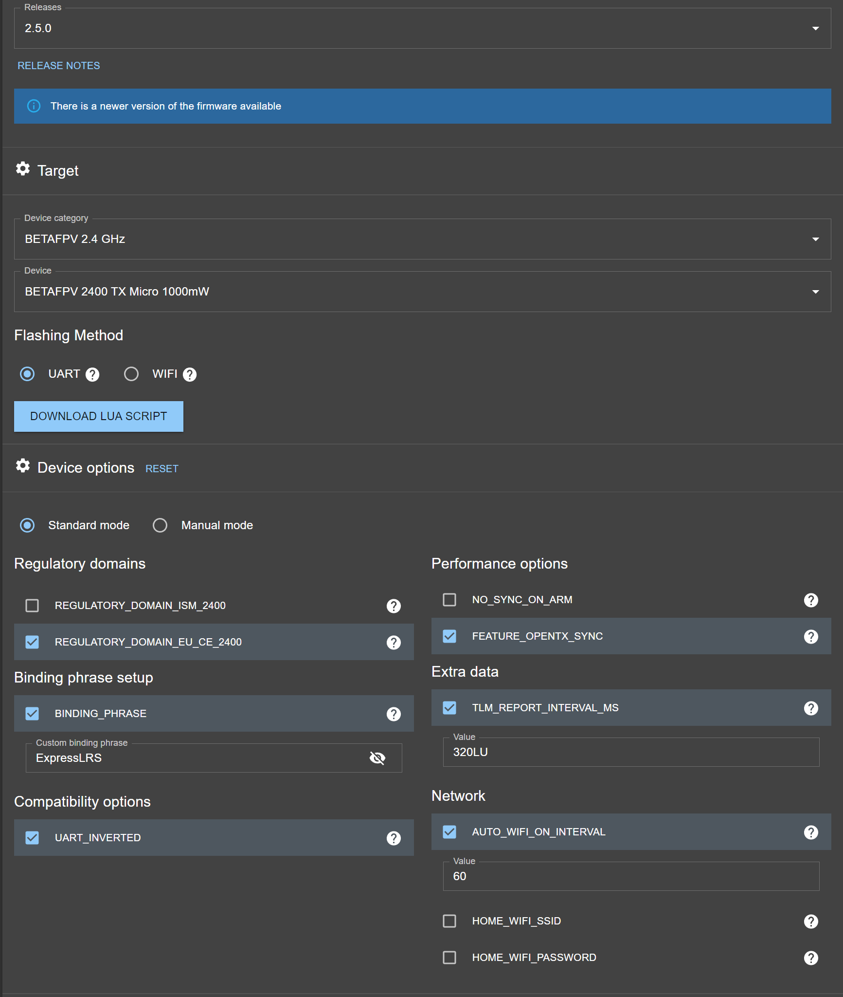 Can't exit failsafe on 3.0.0-RC2 · Issue #1818 · ExpressLRS/ExpressLRS ...