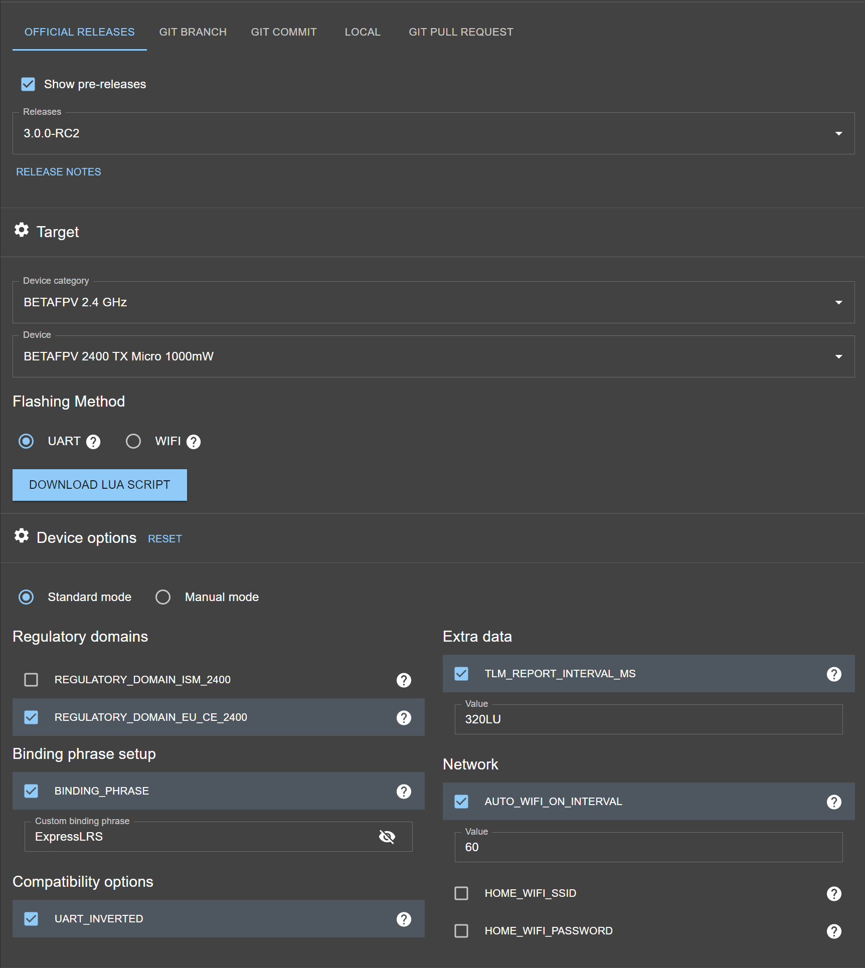 Can't exit failsafe on 3.0.0-RC2 · Issue #1818 · ExpressLRS/ExpressLRS · GitHub
