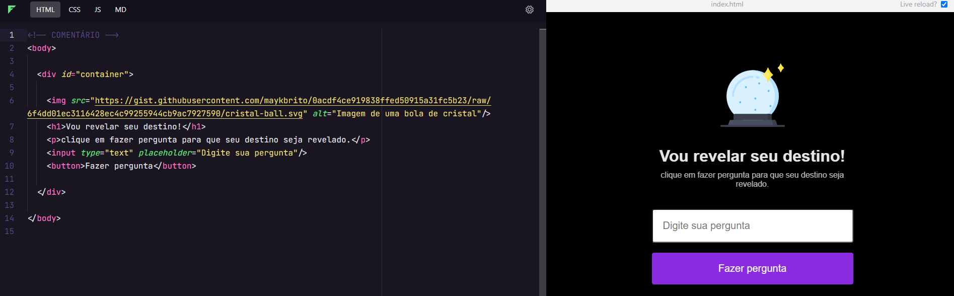 GitHub - jessicaraissapessoa/Maratona-Explorer-2022-Aplicativo-Vidente: Aplicativo resultante da ...