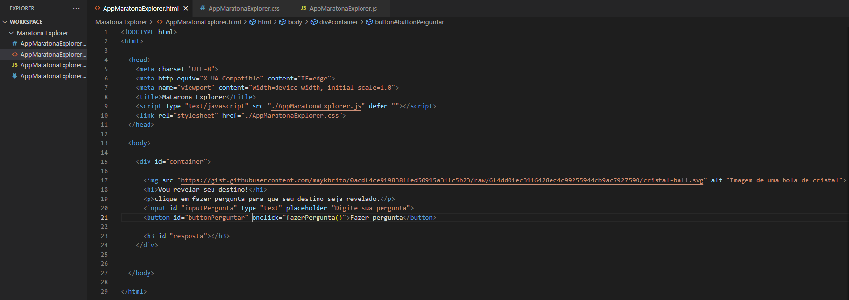 GitHub - jessicaraissapessoa/Maratona-Explorer-2022-Aplicativo-Vidente: Aplicativo resultante da ...