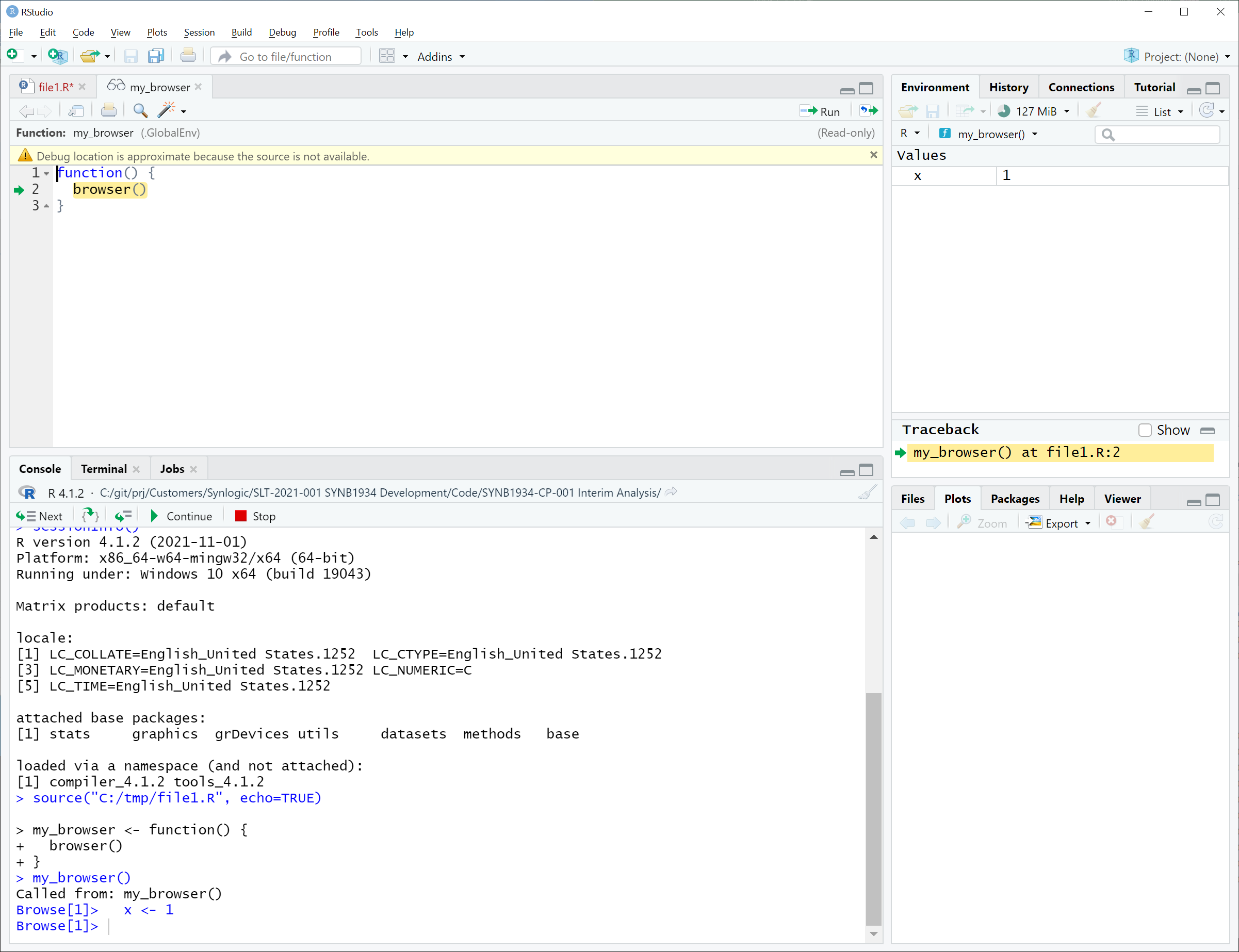 browser() jumps around when code is added · Issue #10061 · rstudio ...