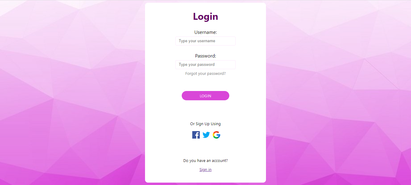 GitHub - civilizationcoder/Login-Page: Login Page