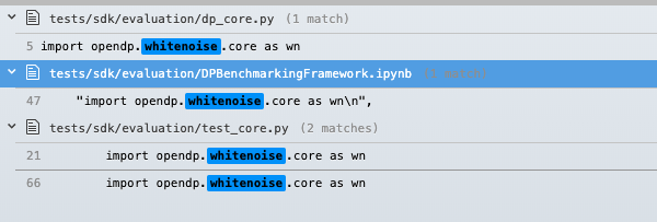 update whitenoise module references in code (from older examples/samples) · Issue #342 · opendp ...