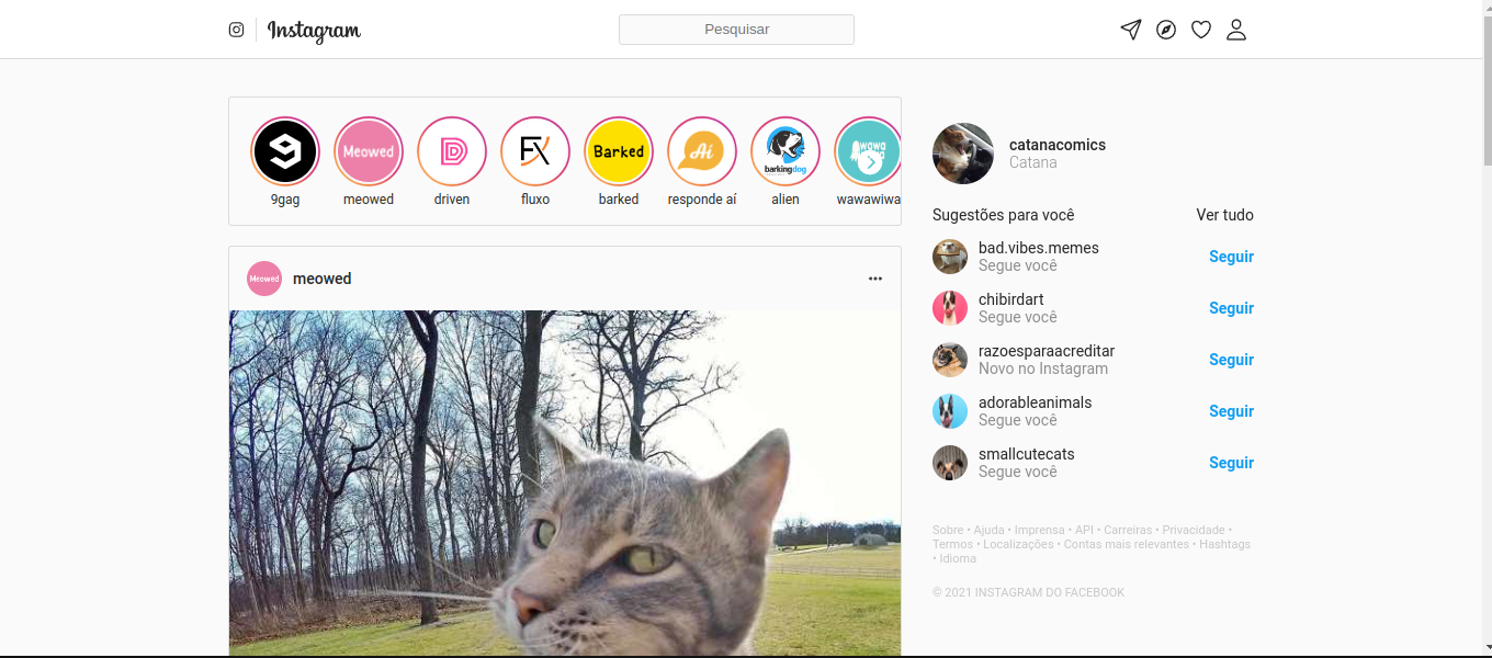 GitHub - Elias-Manica/Instagram-layout-react