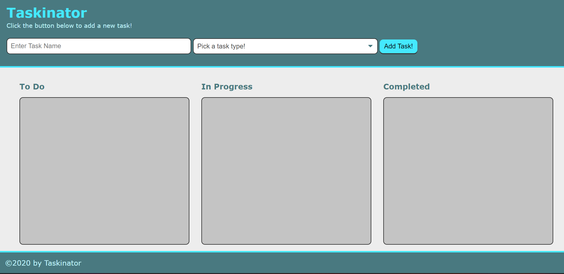 GitHub - TrevorBos/Taskinator