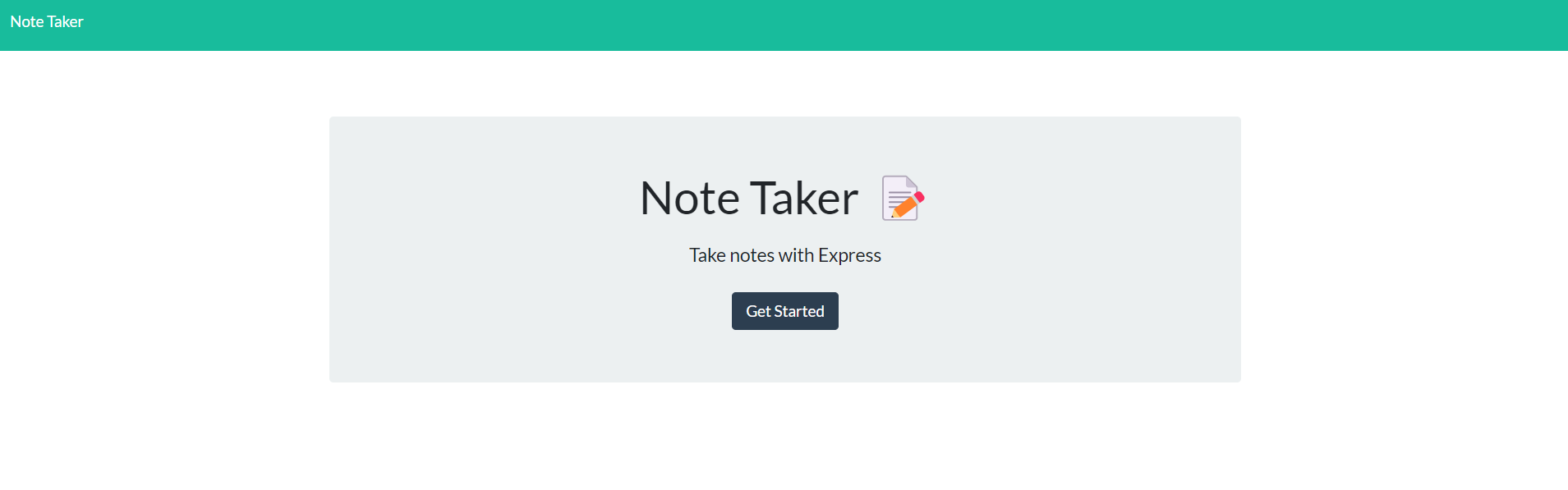 GitHub - TrevorBos/Note-Taker-App