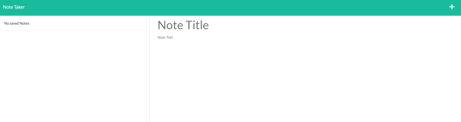GitHub - TrevorBos/Note-Taker-App