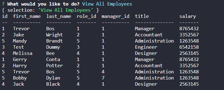 GitHub - TrevorBos/employeeTracker