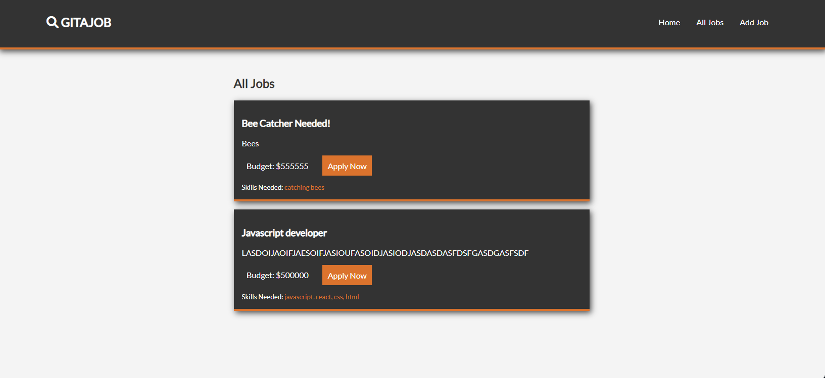GitHub - TrevorBos/Git-A-Job