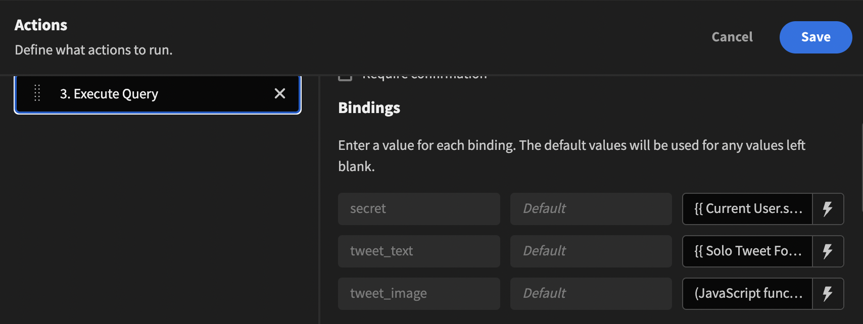 Are defaults for REST datasource binding made mandatory? · Budibase budibase · Discussion #6775 ...