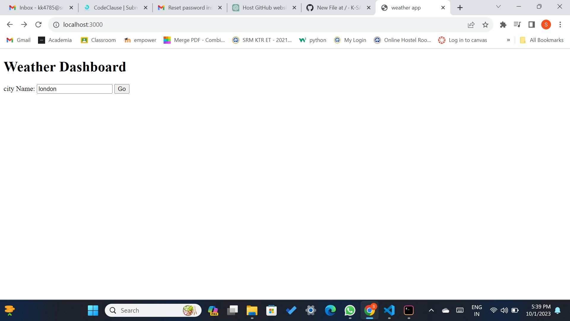 GitHub - K-SAHASRA/weather-application
