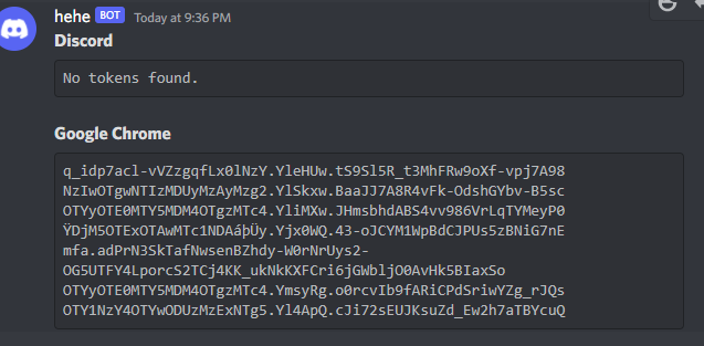 No Discord Token · Issue #112 · Wodxgod Discord-token-grabber · Github