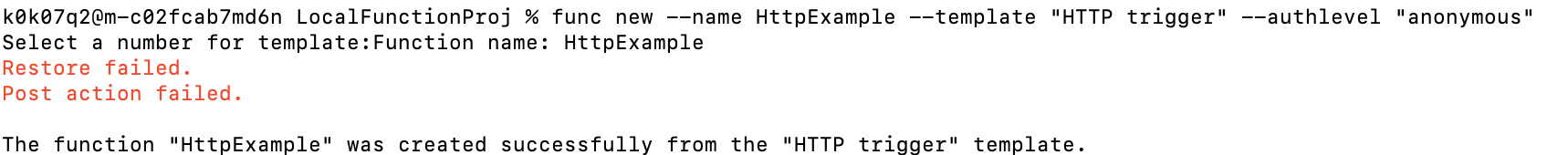 Takes longer time to generate the functions project in a folder · Issue #10 · Azure/azure ...