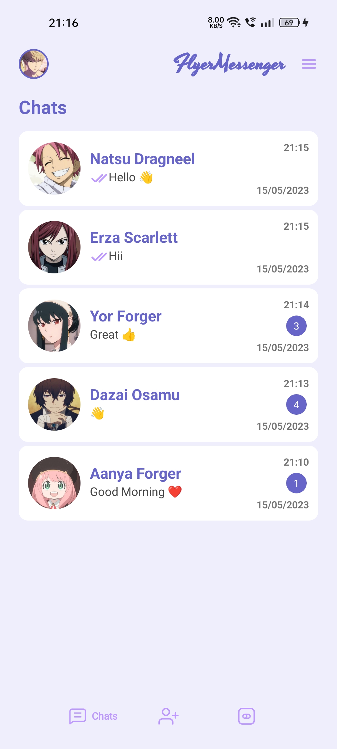 GitHub - thundra0308/Flyer-Messenger: Kotlin Chat Application for Android